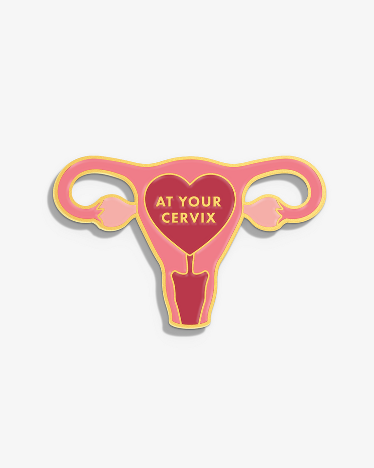 At Your Cervix Lapel Pin – V Coterie