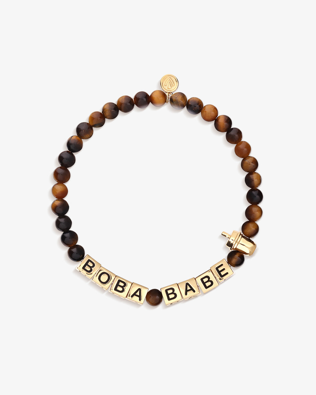 Boba Babe Bracelet in Tiger's Eye – V Coterie