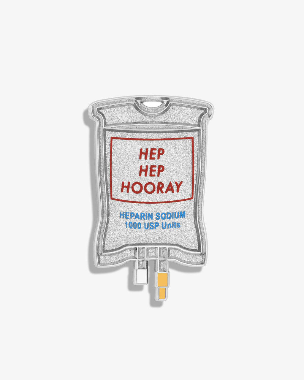Hep Hep Hooray (Heparin) Lapel Pin – V Coterie