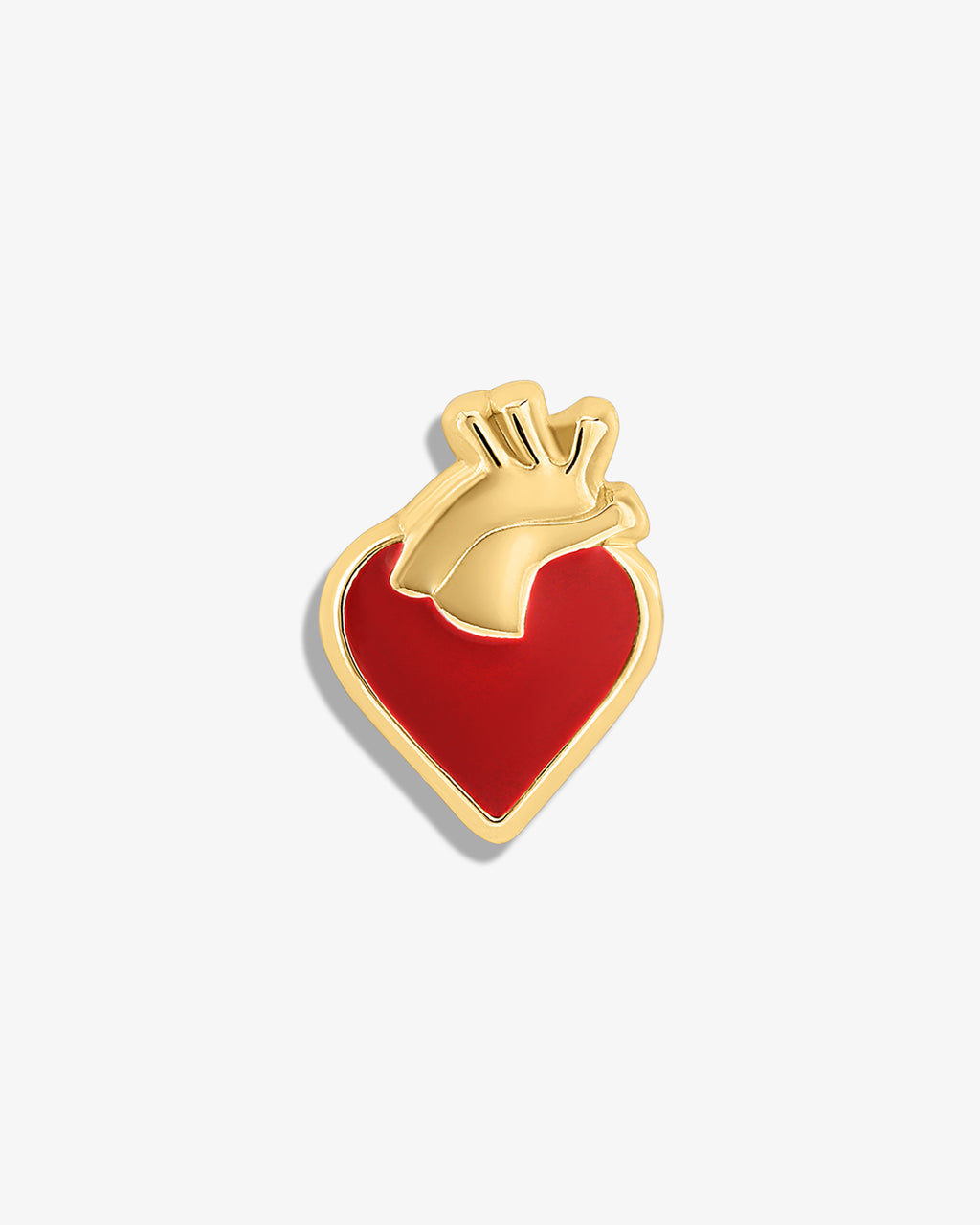 Modern Anatomical Heart Lapel Pin – V Coterie