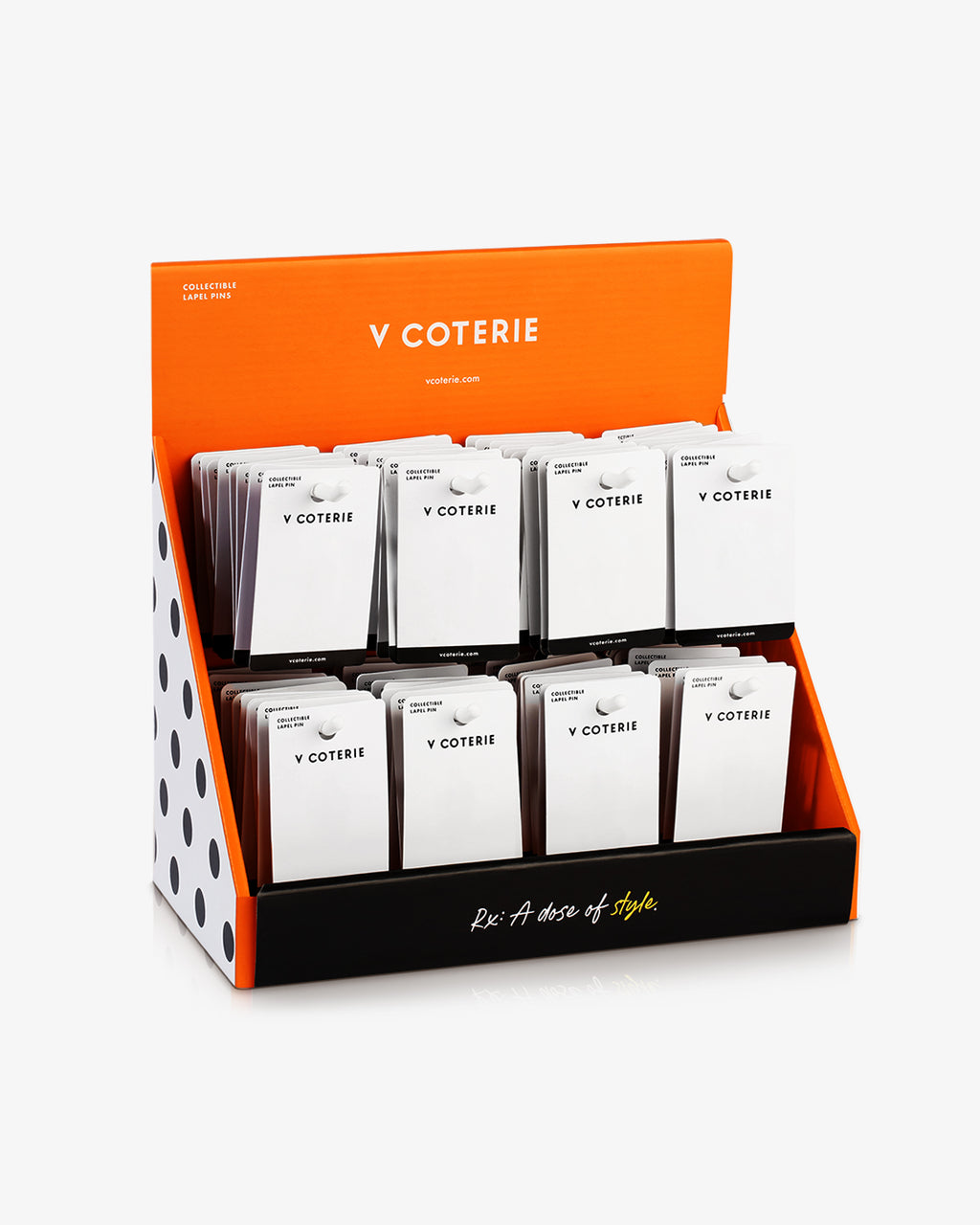 Lapel Pin Display – V Coterie