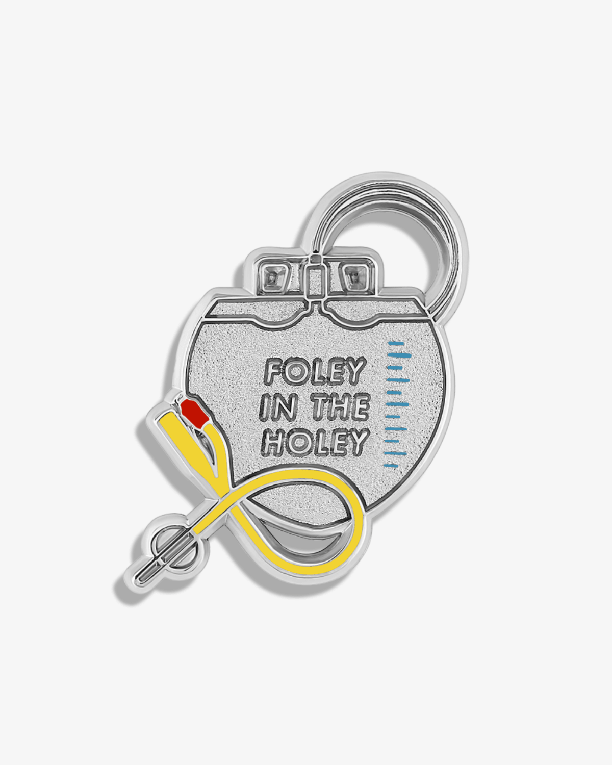 Foley in the Holey (Catheter) Lapel Pin – V Coterie