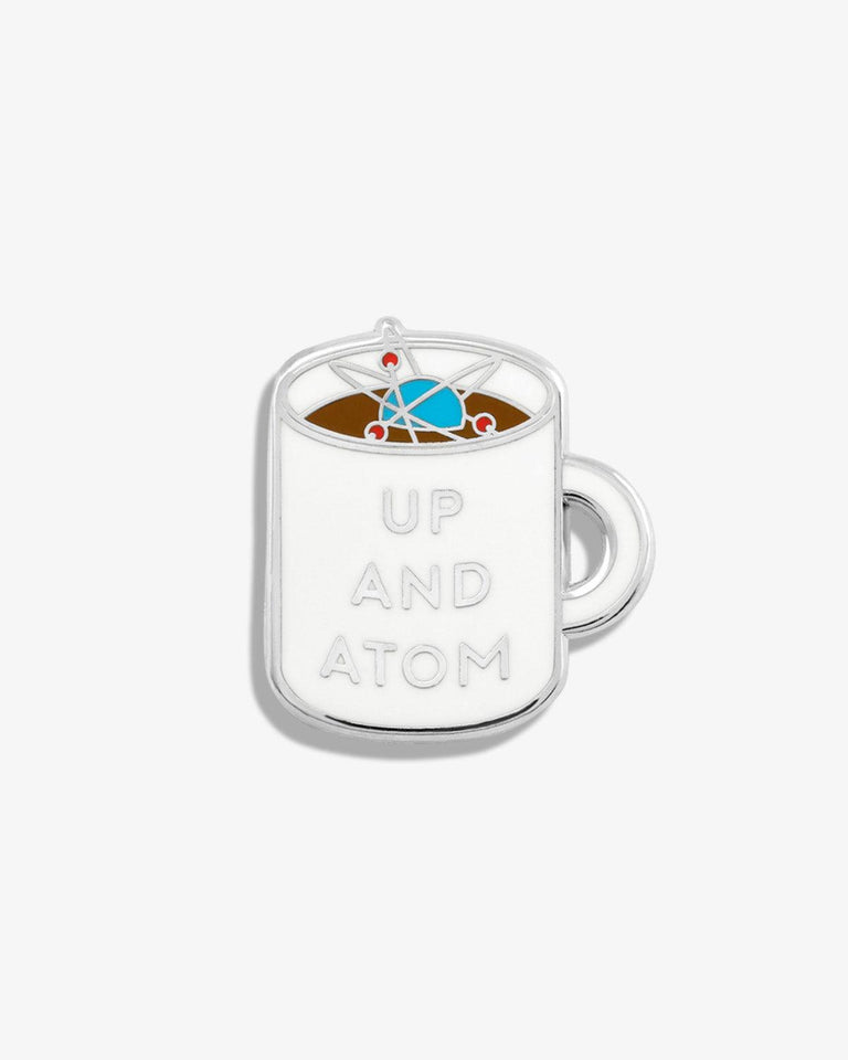 Up and Atom Coffee Mug Lapel Pin – V Coterie
